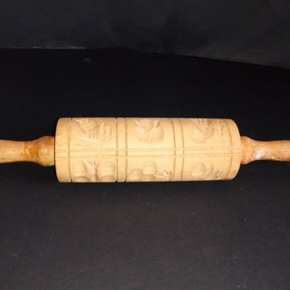 unbranded | Kitchen | Vintage Carved Wooden Springerle Cookie ...